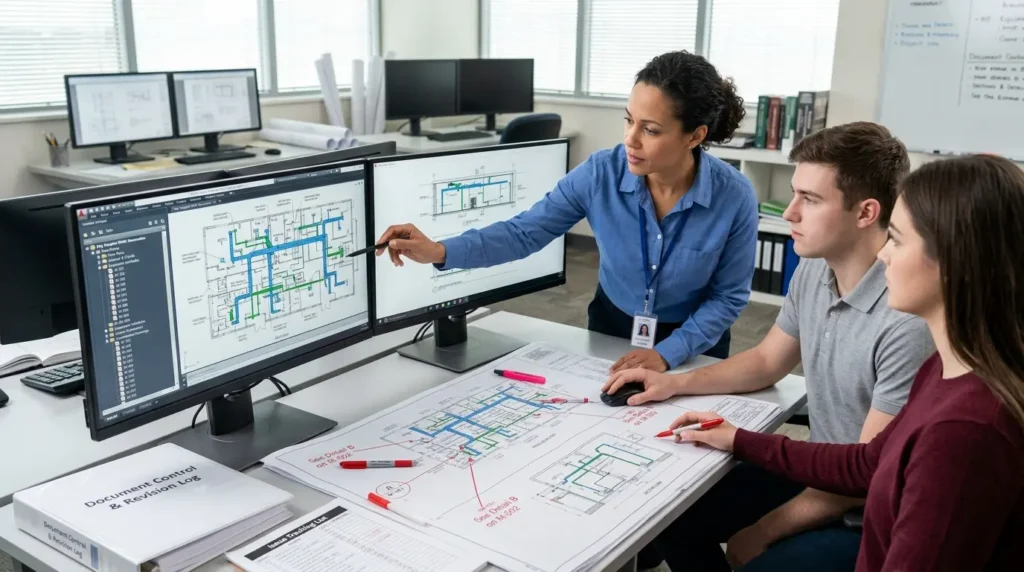 AutoCAD HVAC Drawing Set Organisation and Issue Management